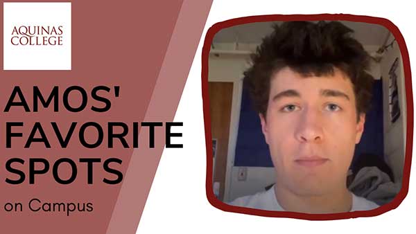 Explore Amos' Favorite Spots on AQ’s Campus | Aquinas College