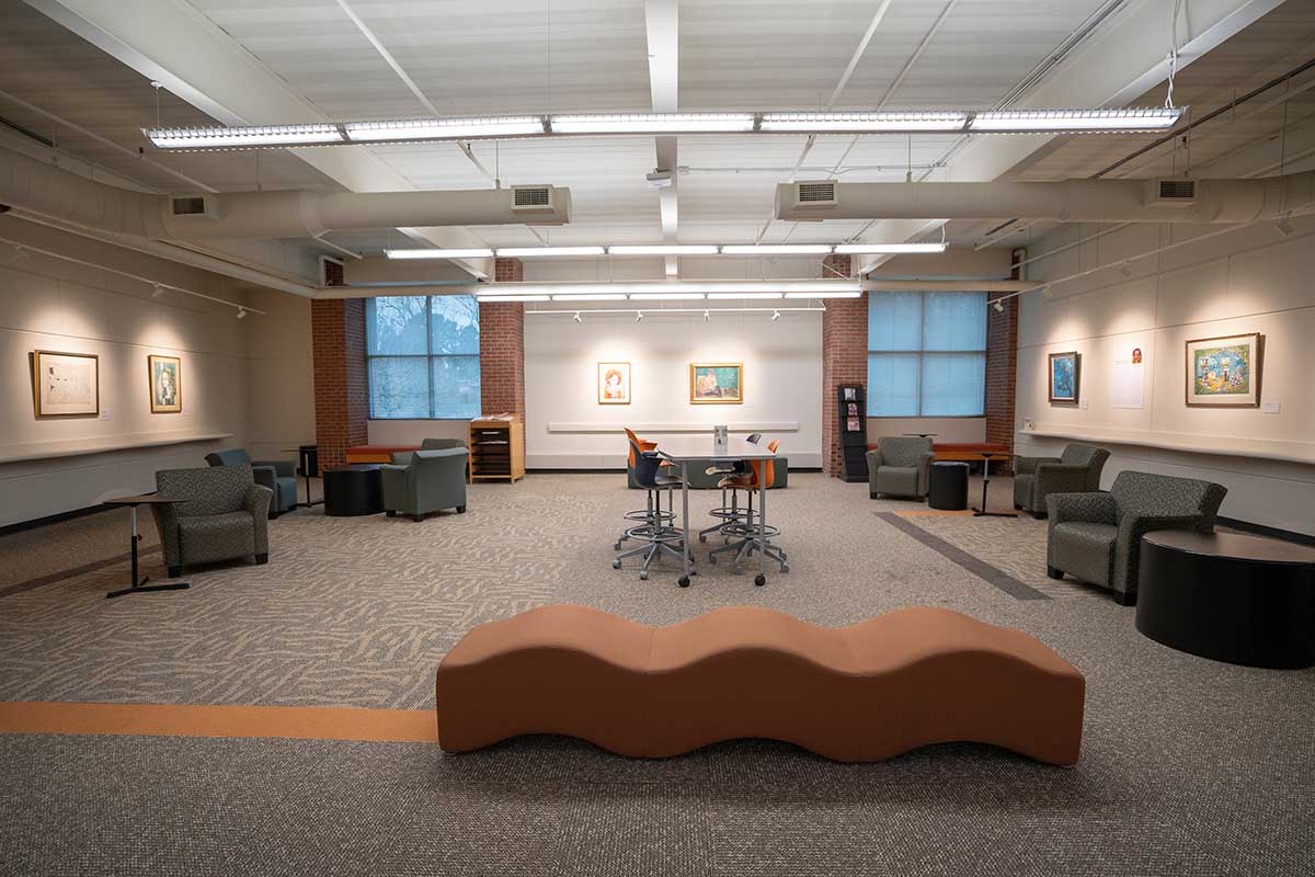 Grace Hauenstein Library Art Gallery and Study Space | Aquinas College